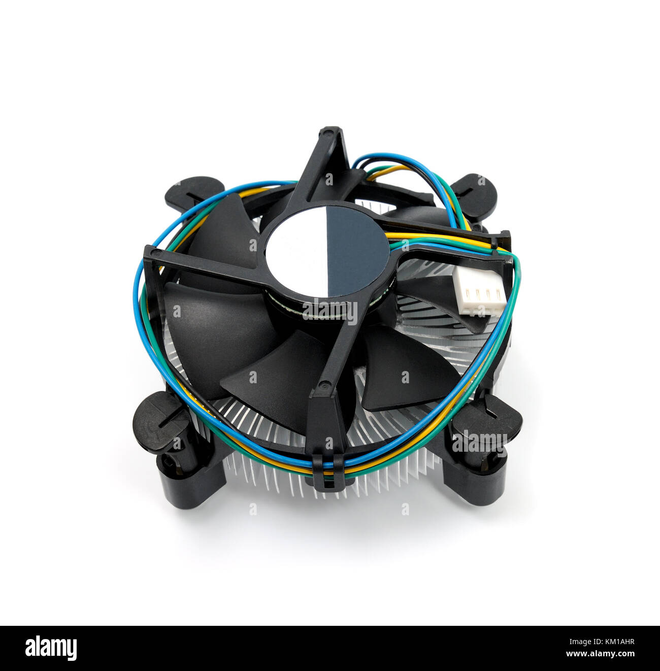 CPU cooler isolated on a white background Stock Photo - Alamy