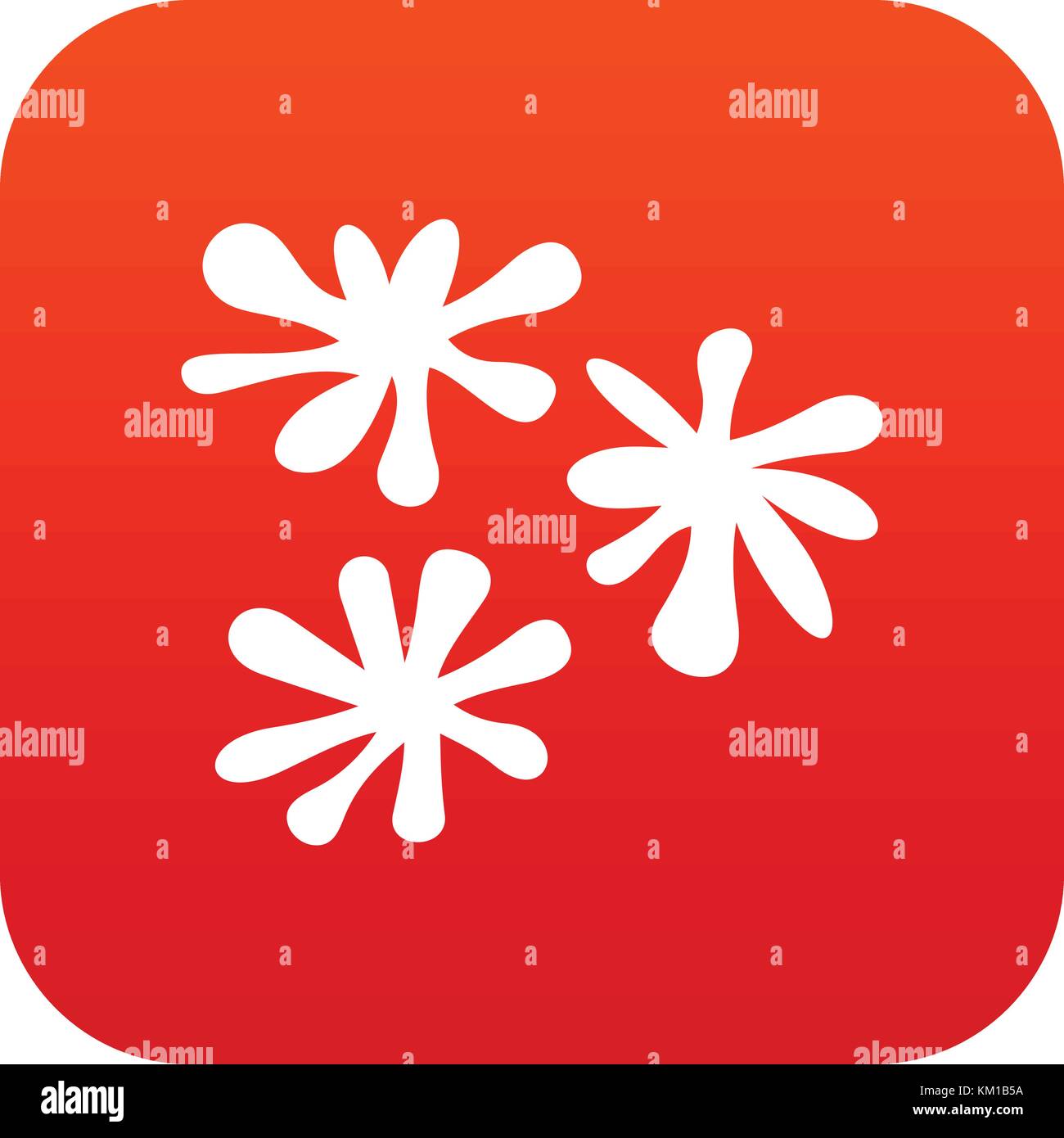 Paintball blob icon digital red Stock Vector Image & Art - Alamy
