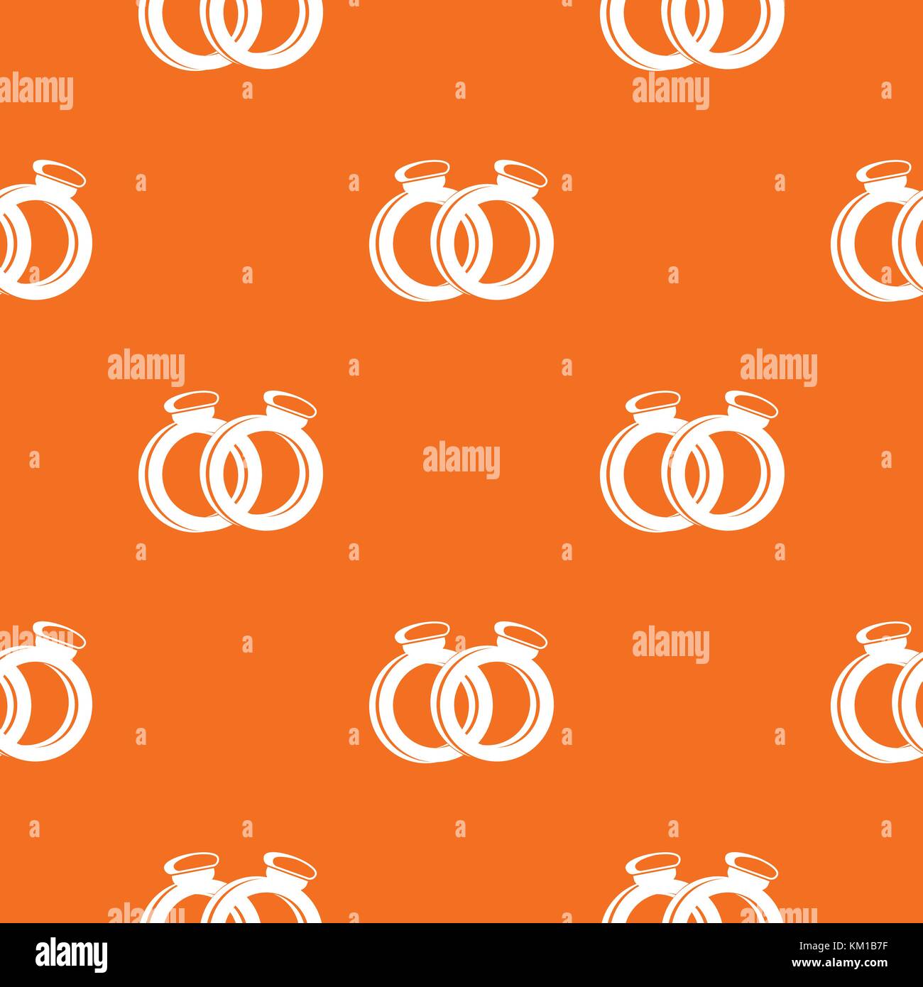 A pair of gold wedding rings pattern seamless Stock Vector Image & Art ...