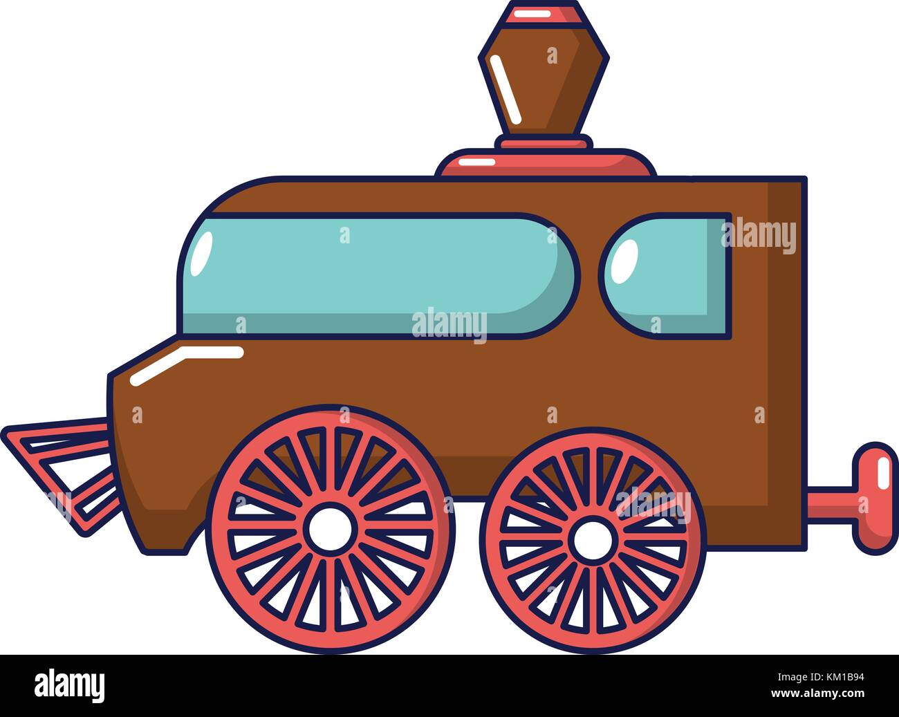 Train icon, cartoon style Stock Vector Image & Art - Alamy