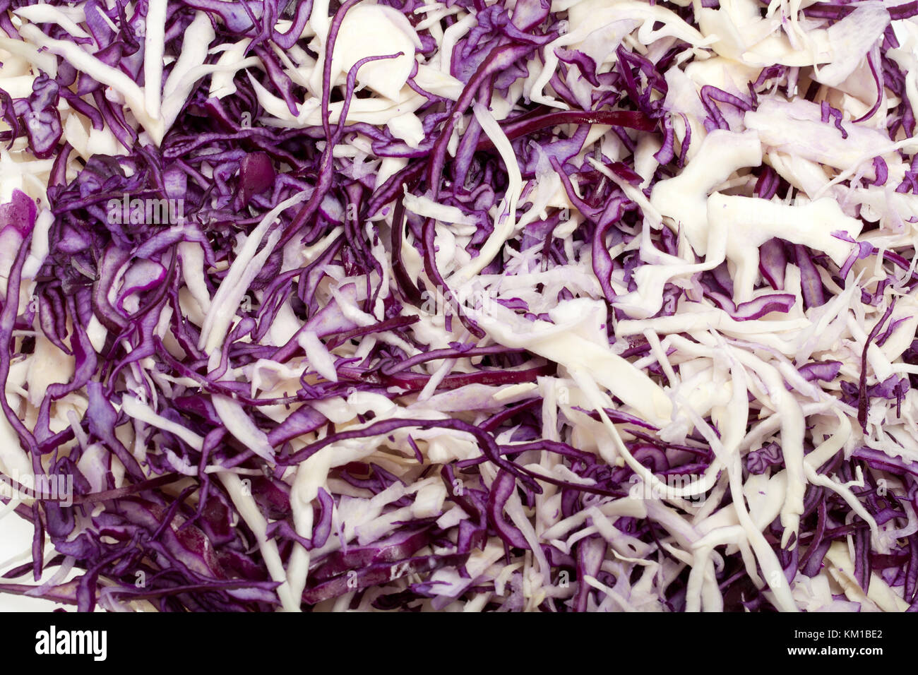 White and Red Cabbage Stock Photo - Alamy