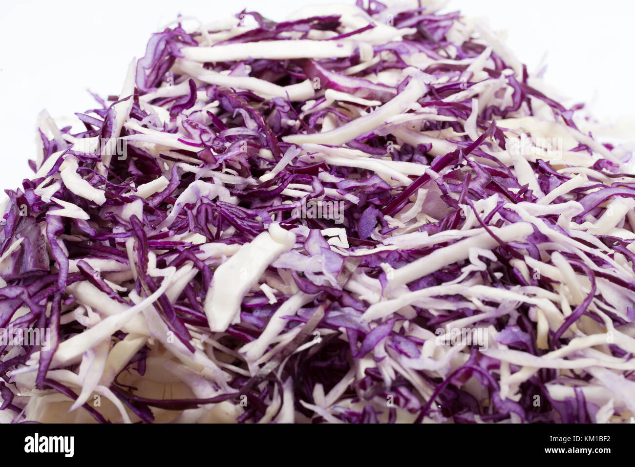 White and Red Cabbage Stock Photo - Alamy