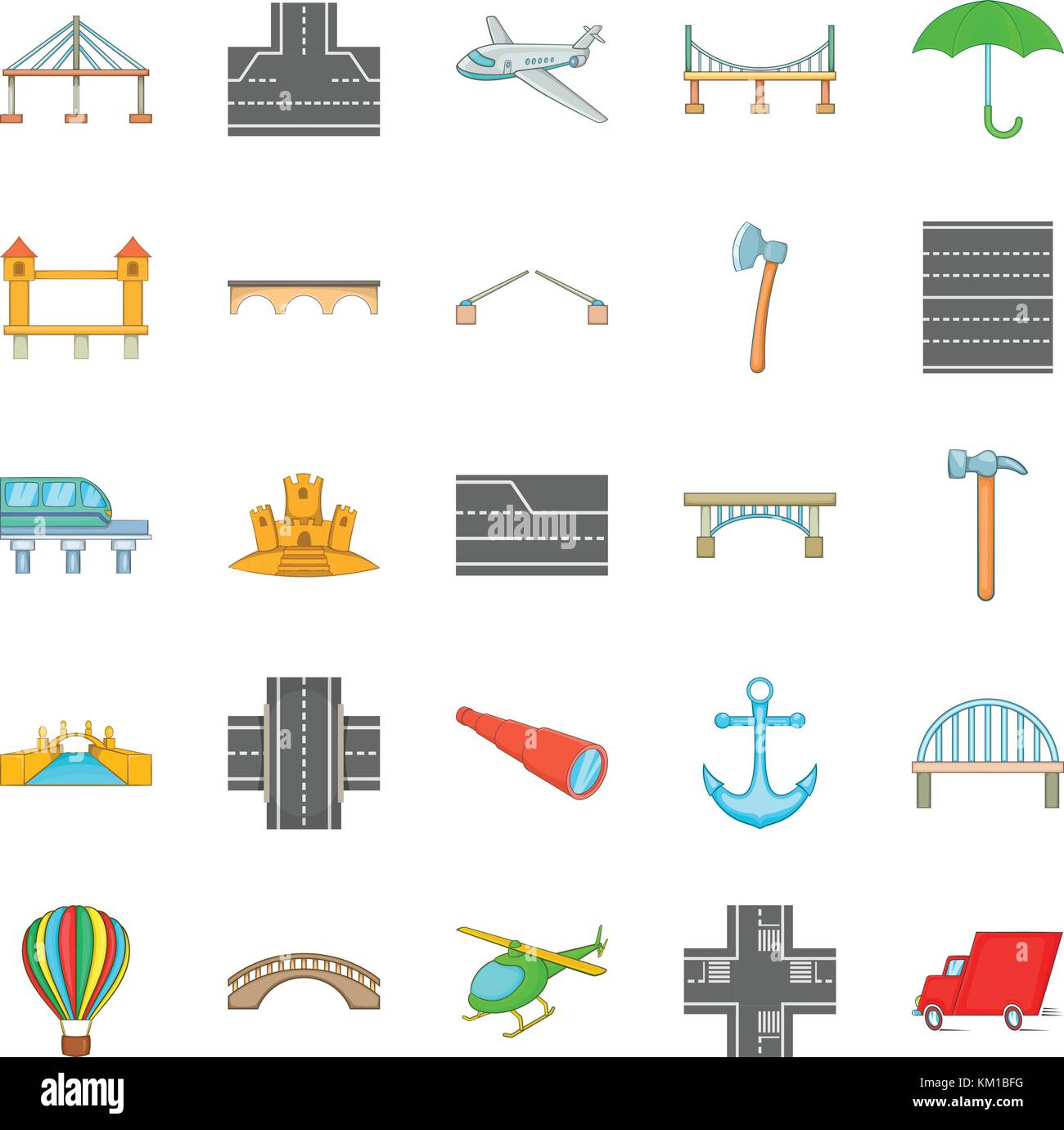 Pavement junction Stock Vector Images - Alamy