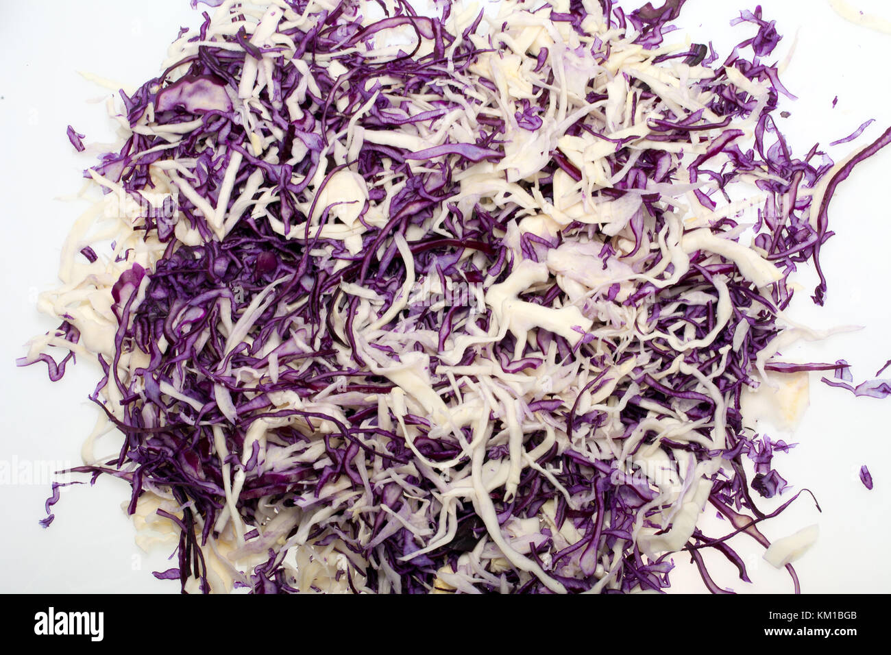 White and Red Cabbage Stock Photo - Alamy
