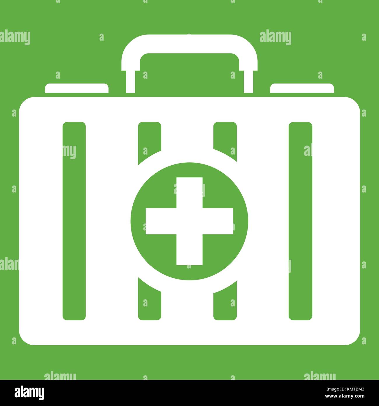 First aid kit icon green Stock Vector Image & Art - Alamy