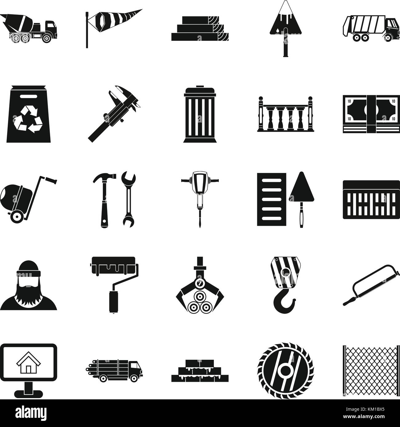 Building material icons set, simple style Stock Vector Image & Art - Alamy Building material icons set, simple style Stock Vector Image & Art - Alamy