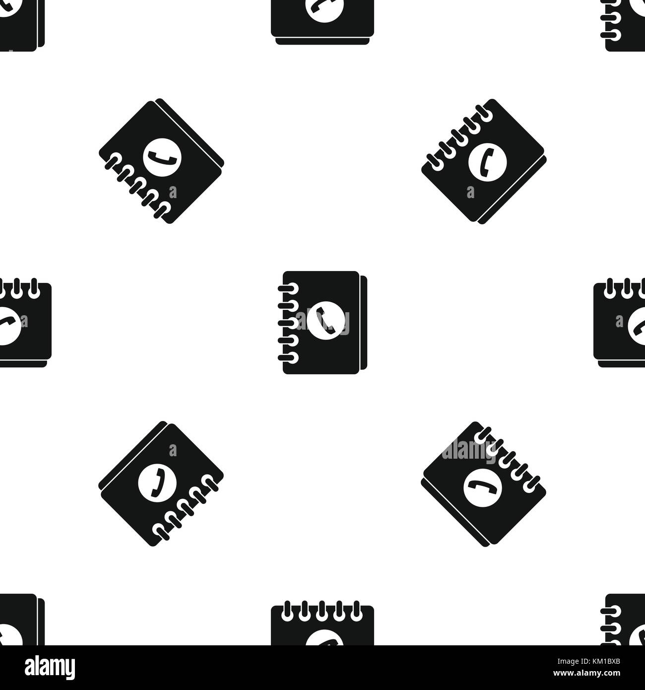 Address book pattern seamless black Stock Vector Image & Art - Alamy
