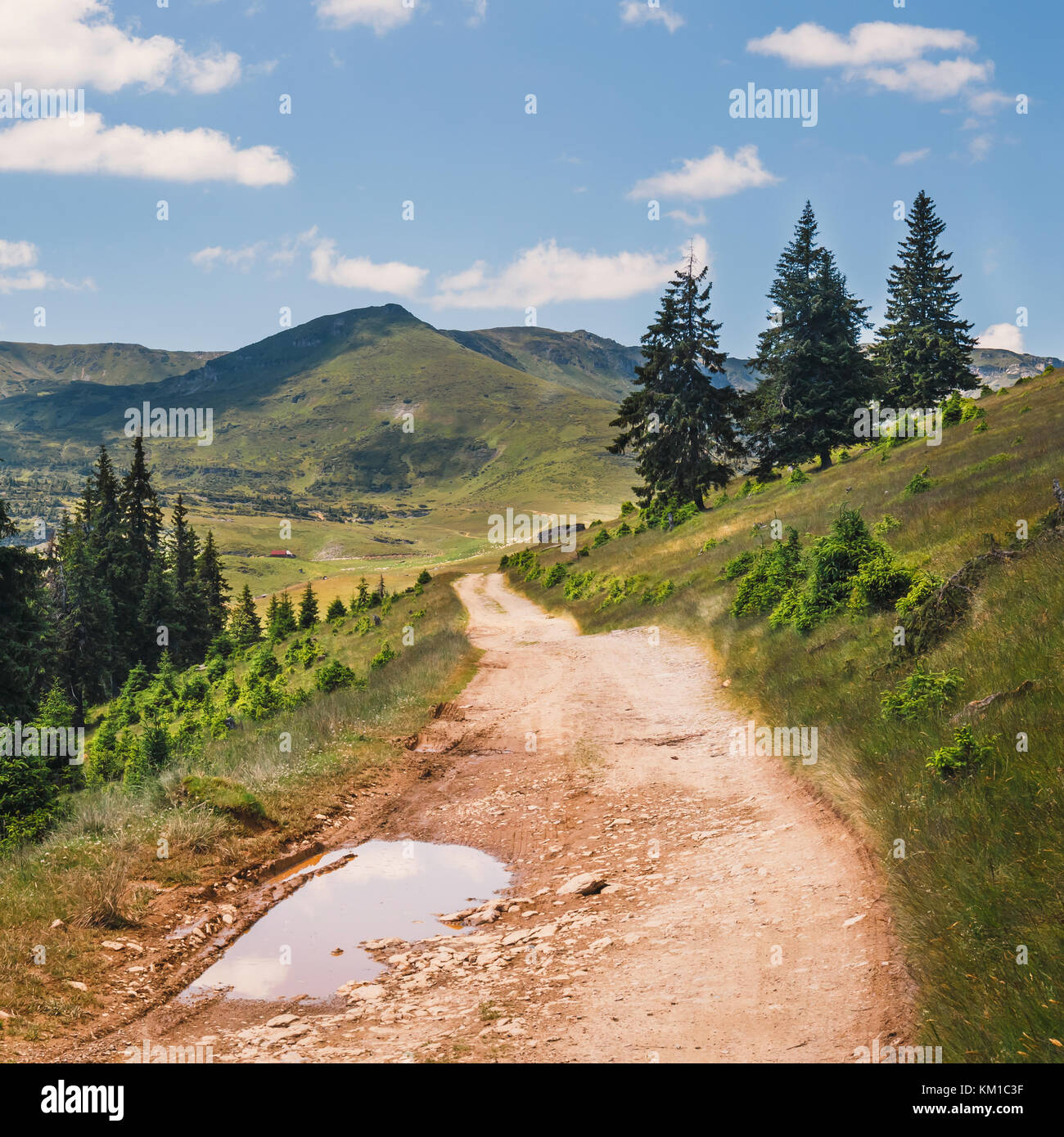 Beautiful summer Landscapes of Rodna Mountains in eastern carpathians ...