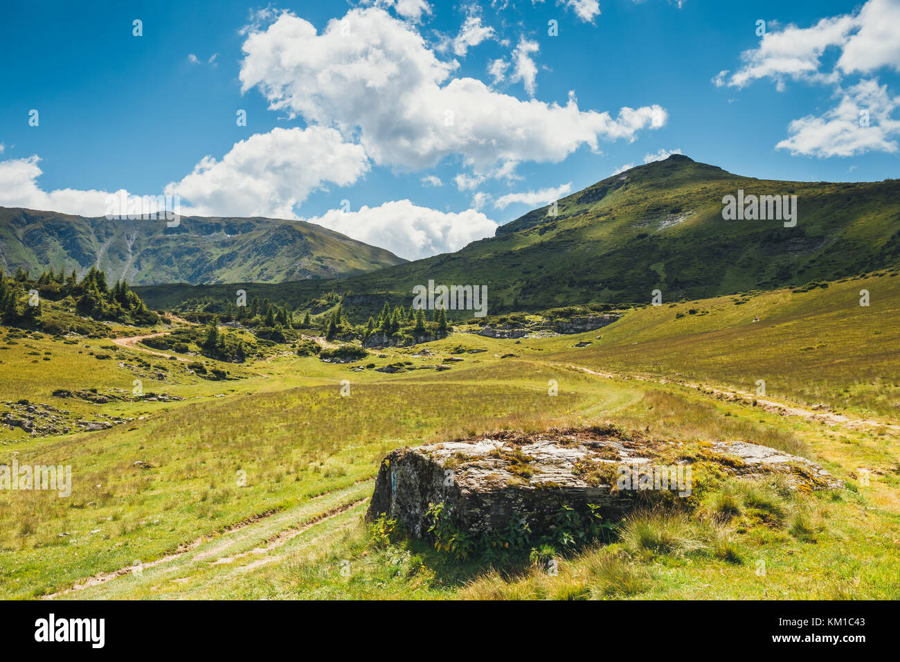 Beautiful summer Landscapes of Rodna Mountains in eastern carpathians ...