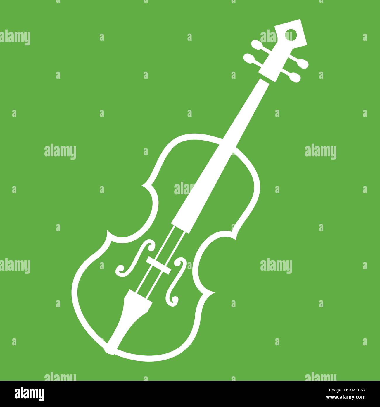 Cello icon green Stock Vector Image & Art - Alamy