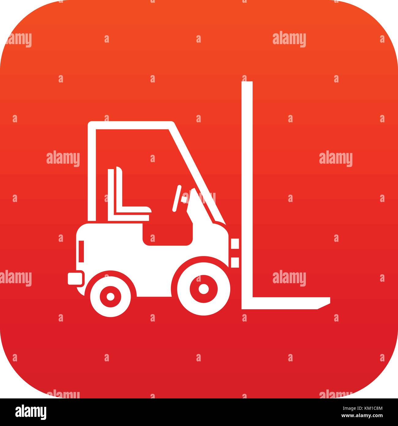 Stacker loader icon digital red Stock Vector Image & Art - Alamy