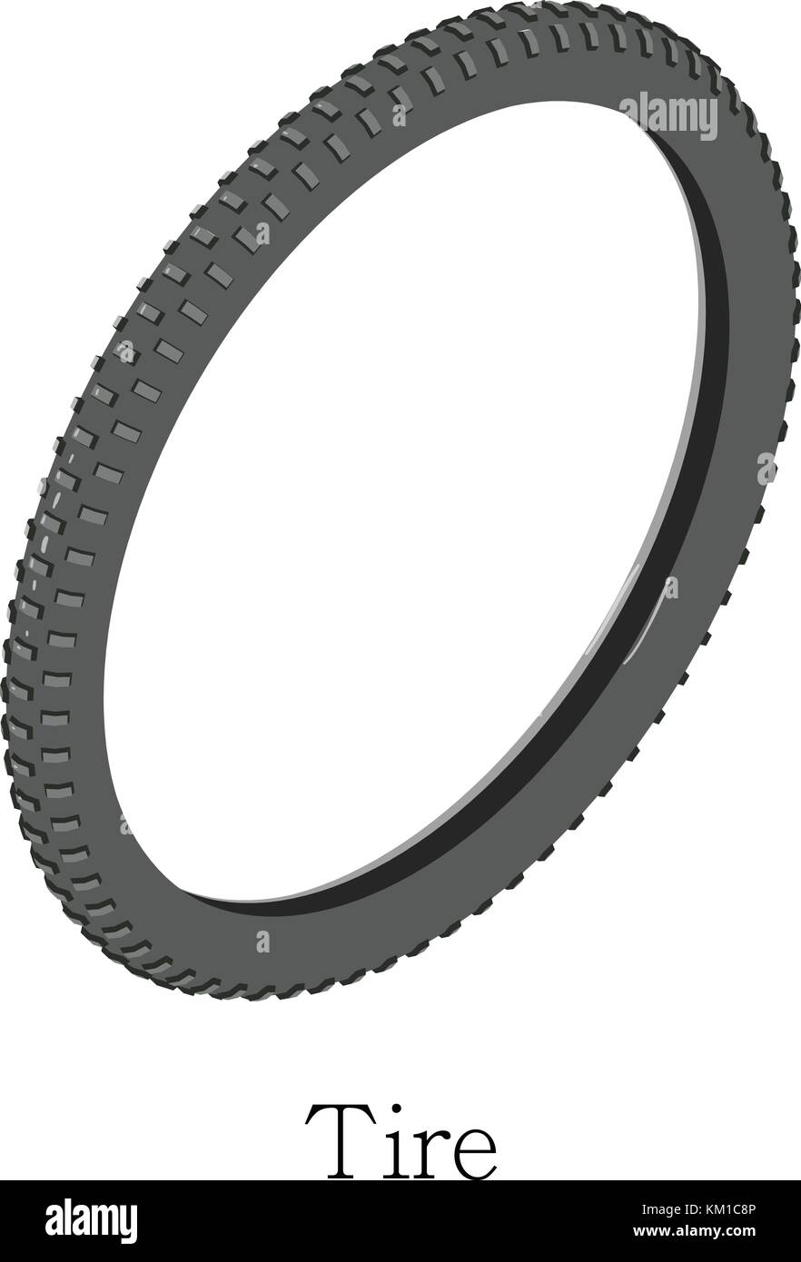 Tire bicycle icon, isometric 3d style Stock Vector Image & Art - Alamy