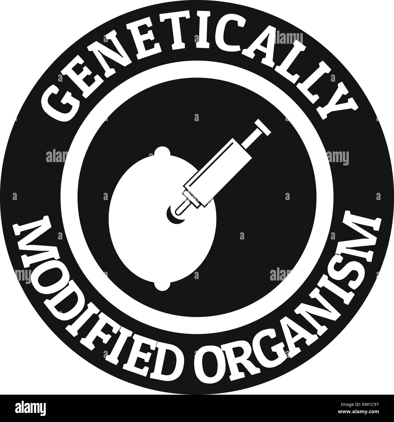 Non gmo sign black hi-res stock photography and images - Alamy