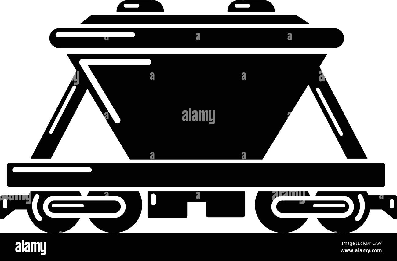 Goods train icon, simple style Stock Vector Image & Art - Alamy