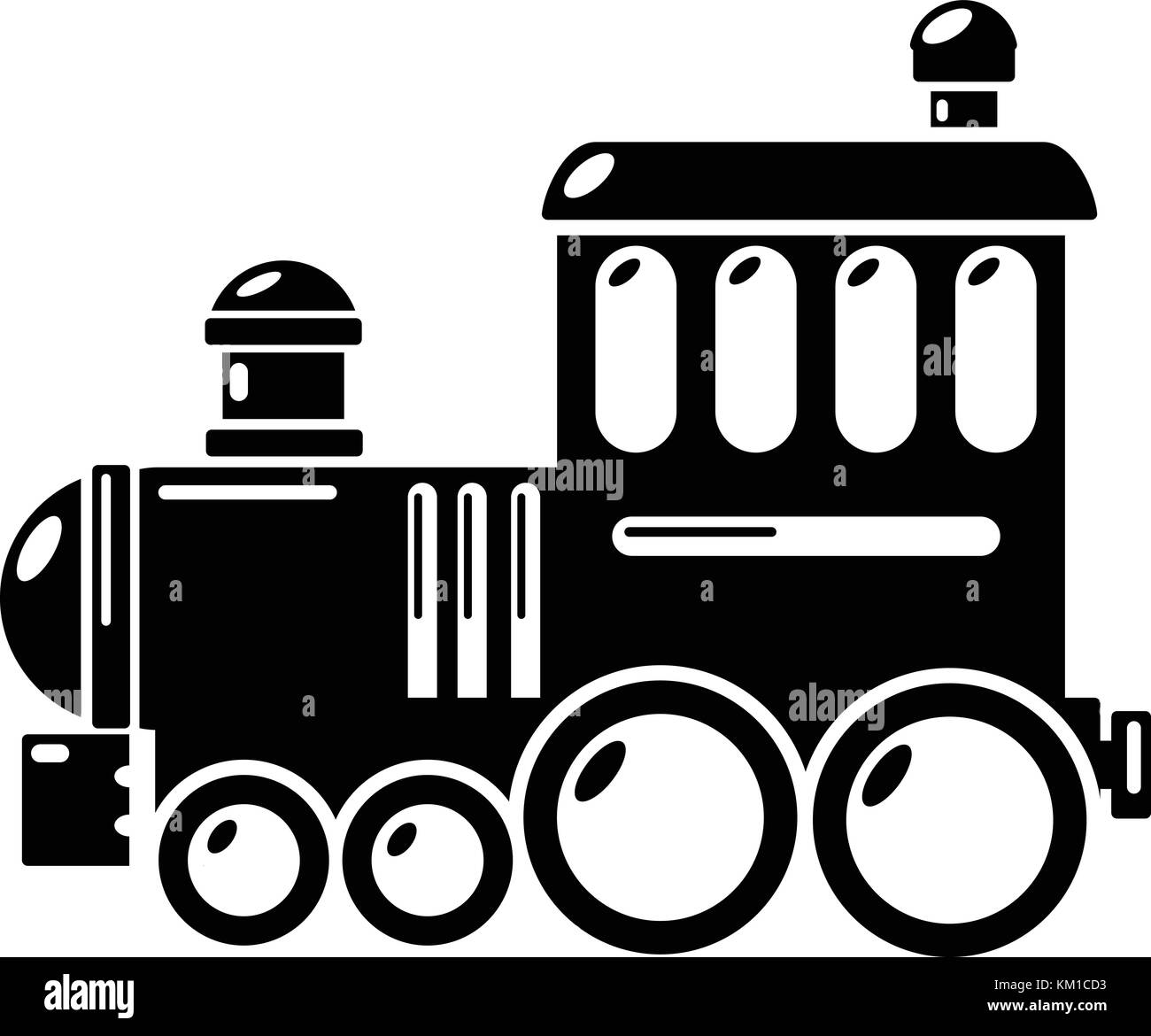 Railroad icon, simple style Stock Vector Image & Art - Alamy
