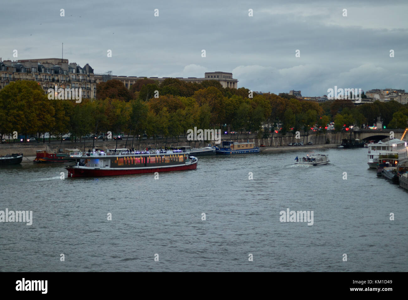View on Seine river in Paris, France Stock Photo - Alamy