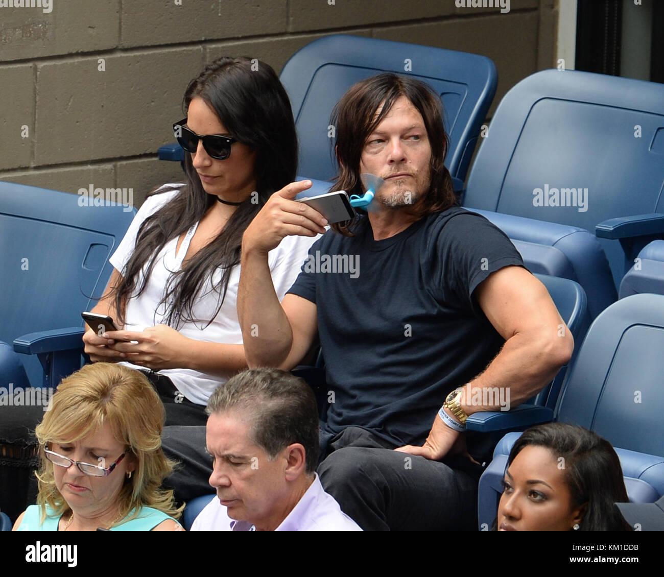 NEW YORK, NY - SEPTEMBER 09: Norman Reedus on Day Twelve of the 2016 US ...