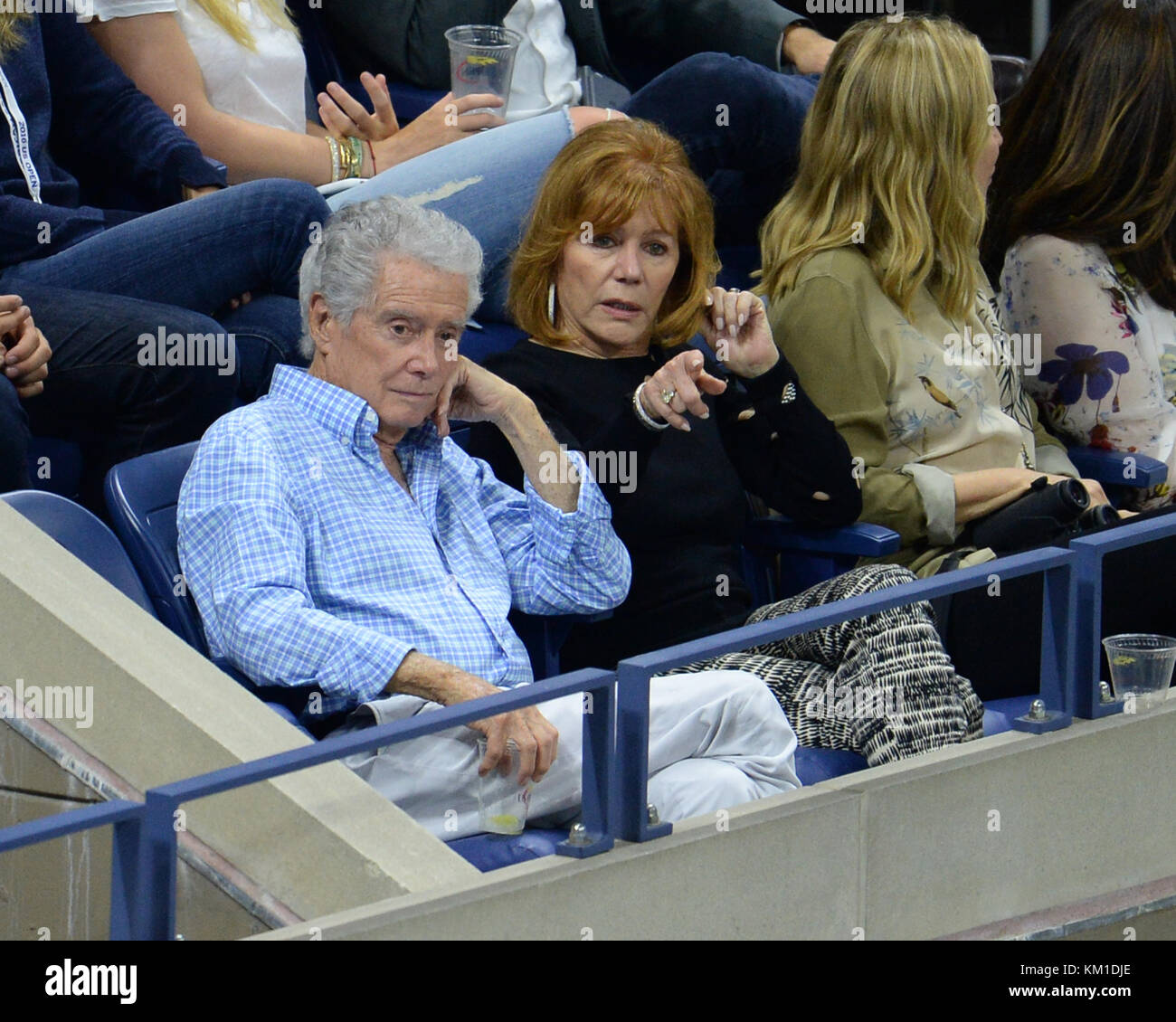 NEW YORK, NY - SEPTEMBER 07: Regis Philbin, Joy Philbin on Day Ten of ...