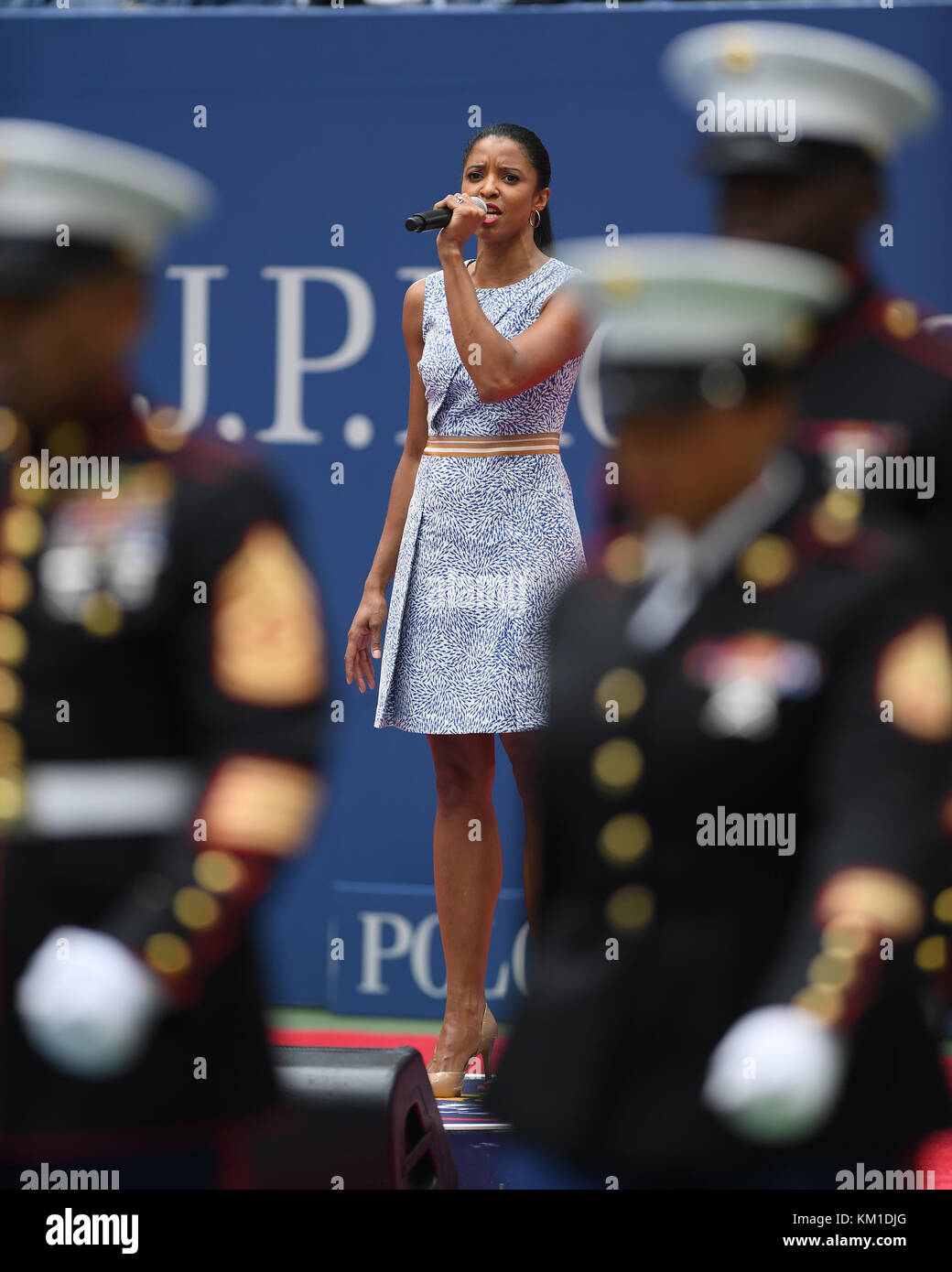 NEW YORK, NY - SEPTEMBER 10: Renee Elise Goldsberry sighted watching ...