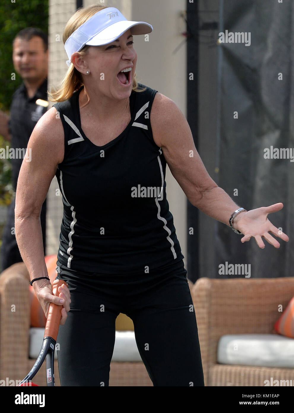 KEY BISCAYNE, FL - MARCH 22: Tennis players Serena Williams, Kei ...