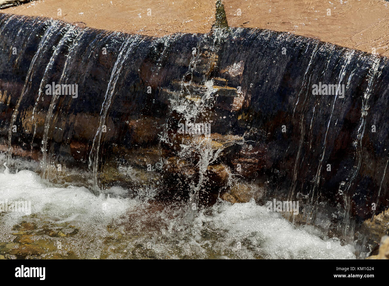 Nature landscape of waterfall cascade in the is popular travel ...