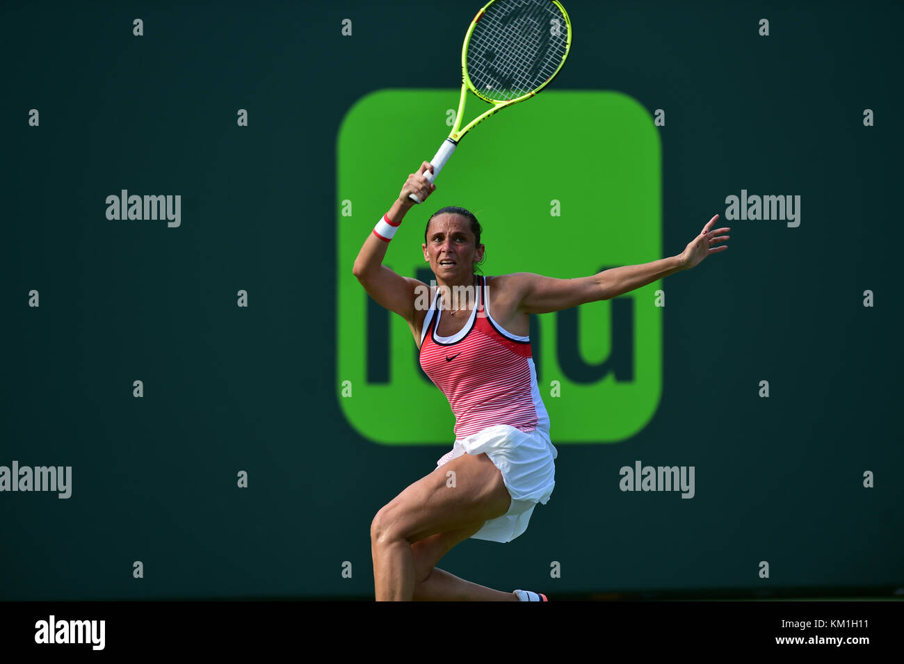 KEY BISCAYNE, FL - MARCH 27: Madison Keys of United States of America ...