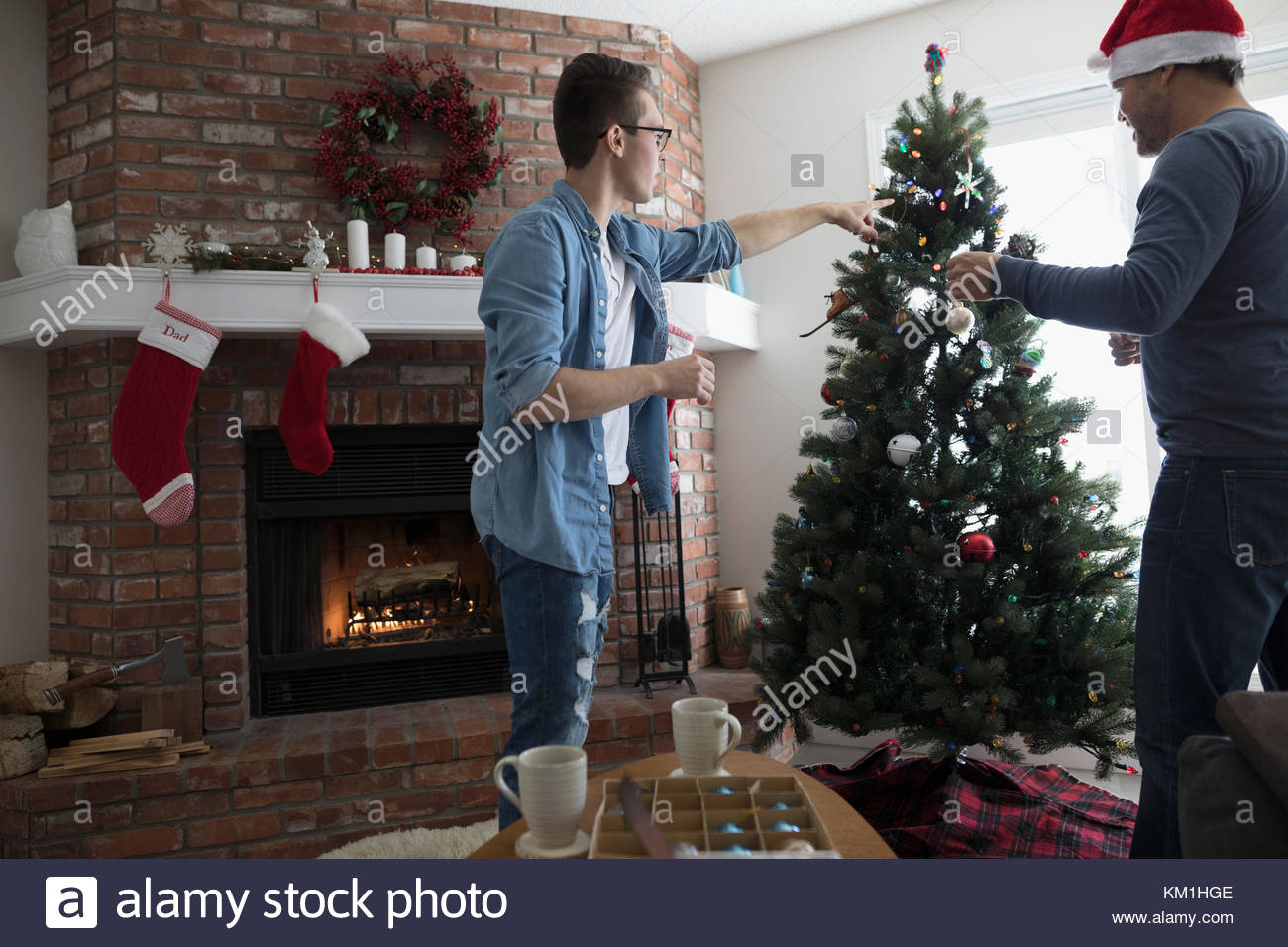 Father christmas ornament hi-res stock photography and images - Alamy