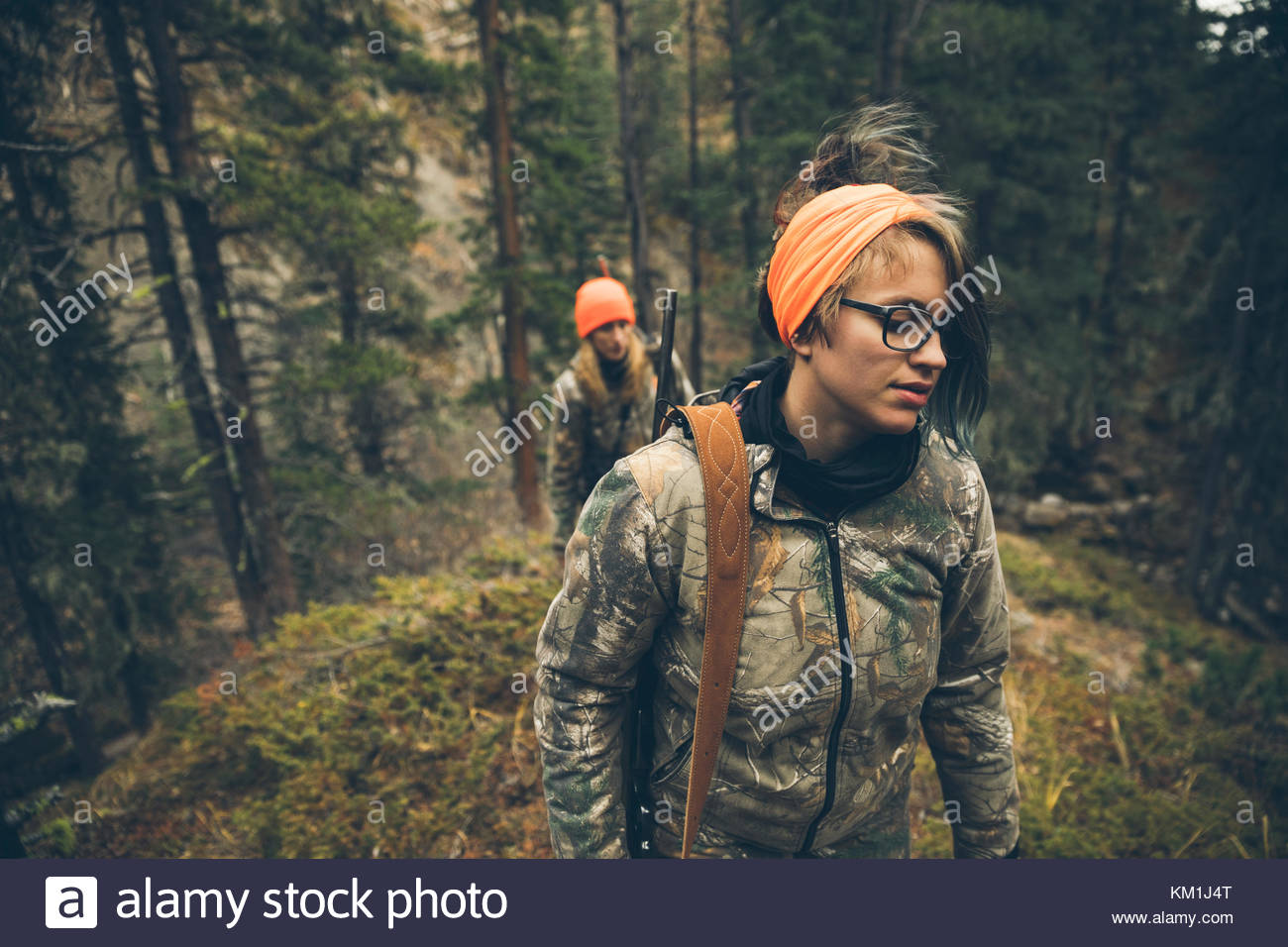 Walking hunters hi-res stock photography and images - Alamy