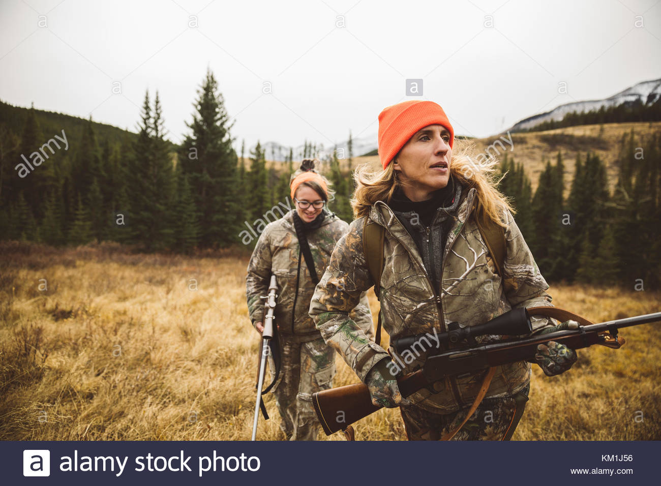 Deer move away hi-res stock photography and images - Alamy