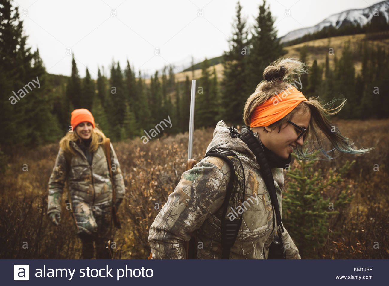 Hunters walking down hi-res stock photography and images - Alamy