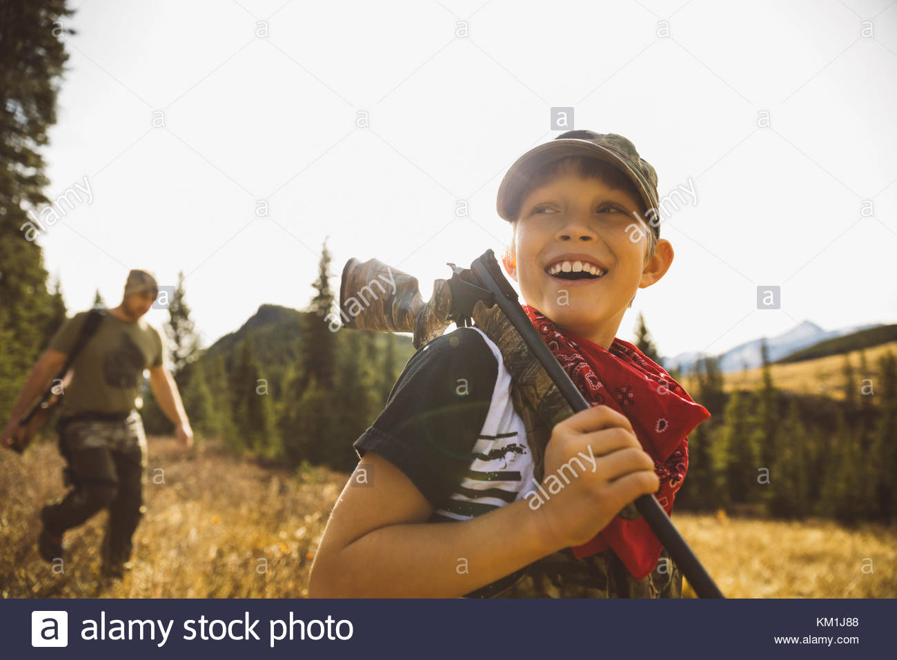 Boy holding gun hi-res stock photography and images - Alamy