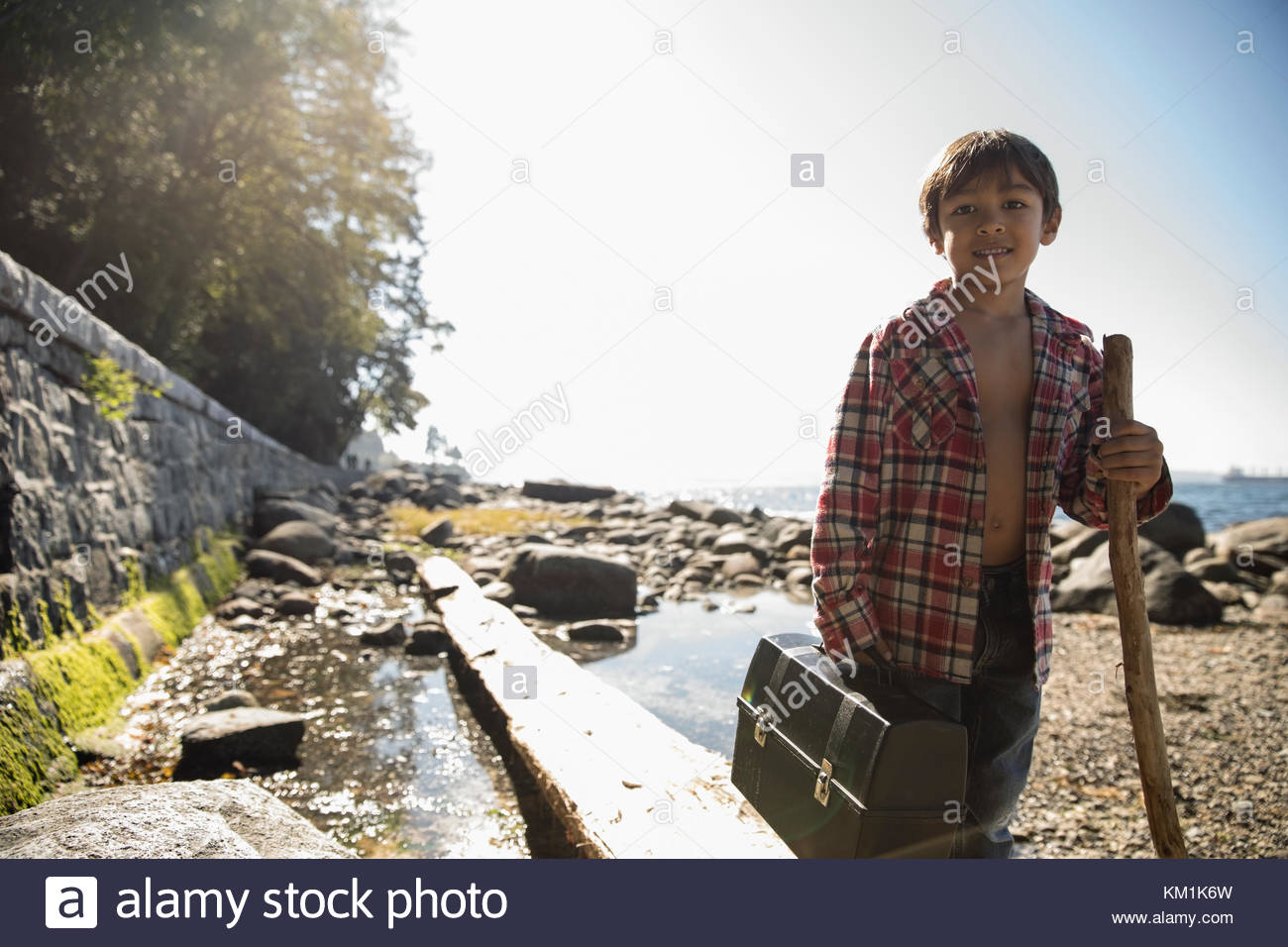 Fishing with the stick hi-res stock photography and images - Alamy