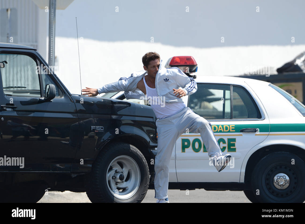 MIAMI , FL - APRIL 03: Sean Graham on the set of Pain and Gain which is ...