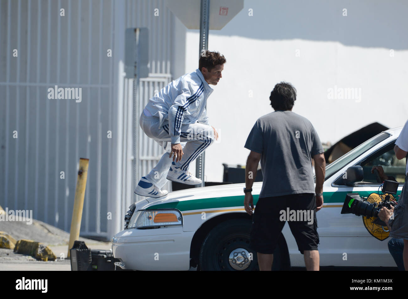 MIAMI , FL - APRIL 03: Sean Graham on the set of Pain and Gain which is ...