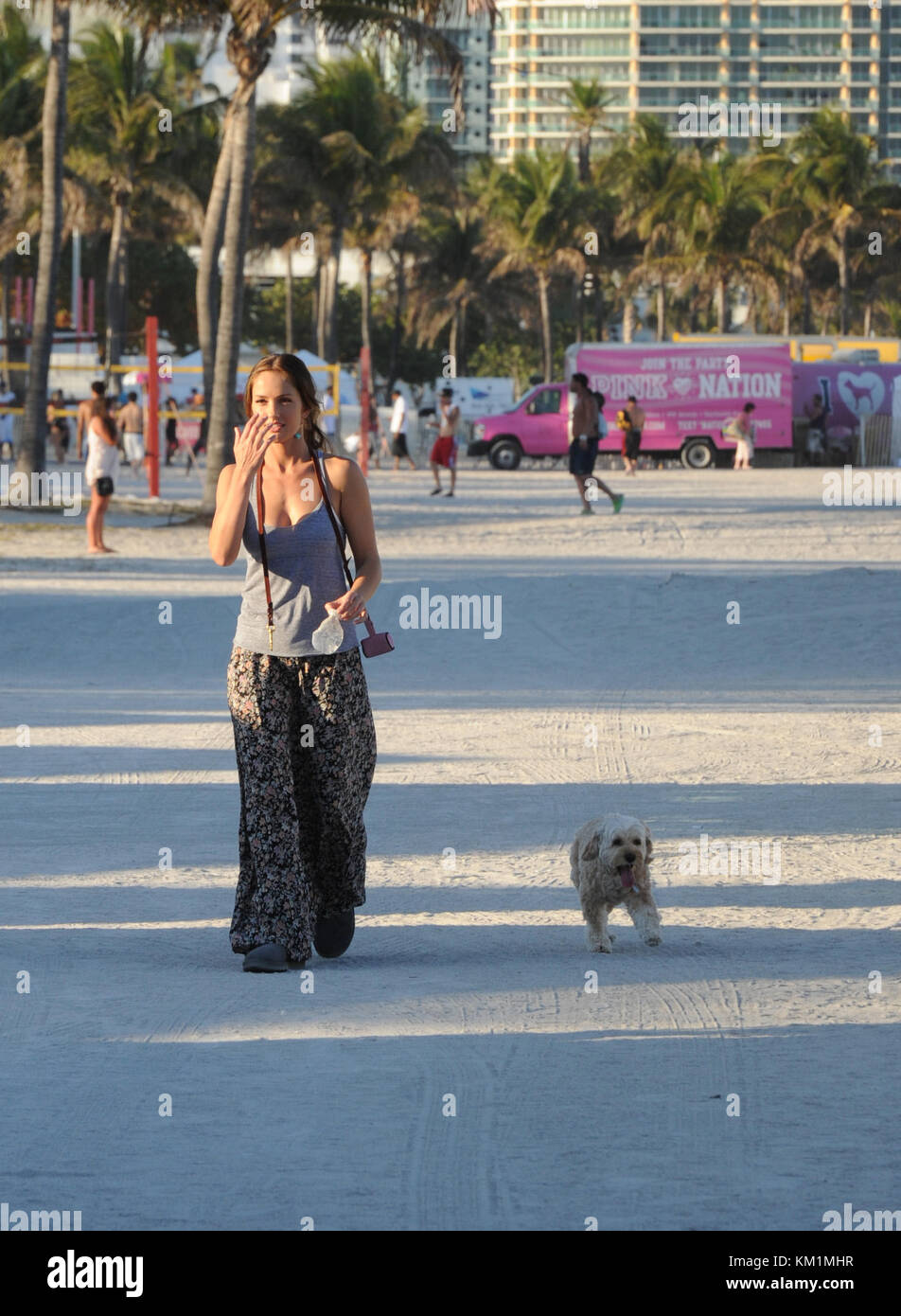 MIAMI BEACH, FL - MARCH 16: Actors Annie Ilonzeh, Rachael Taylor ...