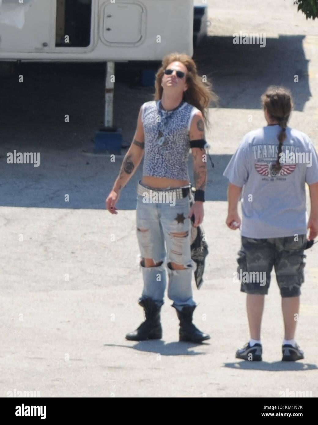 FORT LAUDERDALE, FL - JUNE 17: Shane Hartline on set with Tom Cruise ...