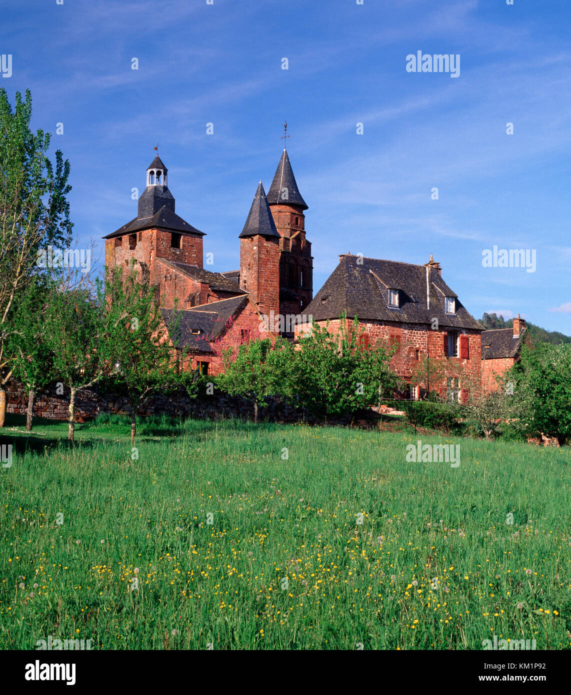 Collanges la Rouge, Dordogne, France Stock Photo - Alamy