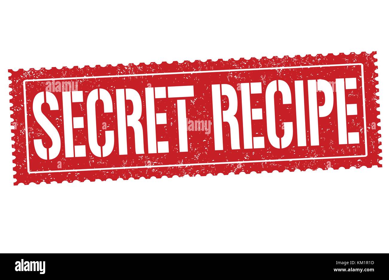Secret recipe stamp Stock Vector Images - Alamy