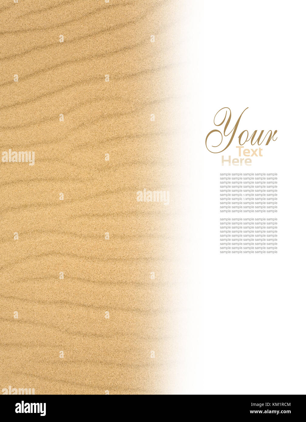 The sand scattering on white background Stock Photo - Alamy