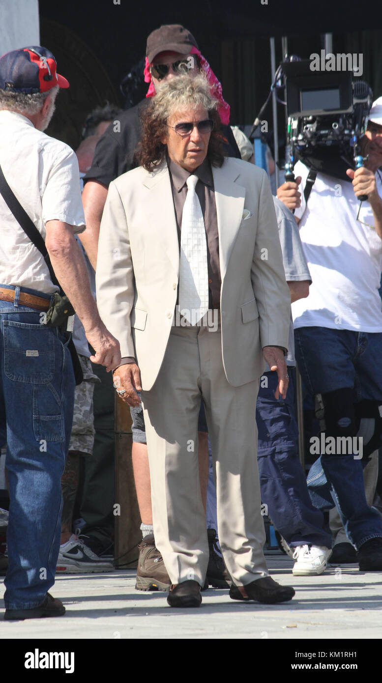 MINEOLA,, NY - AUGUST 02: Al Pacino while filming the yet-to-be-title ...