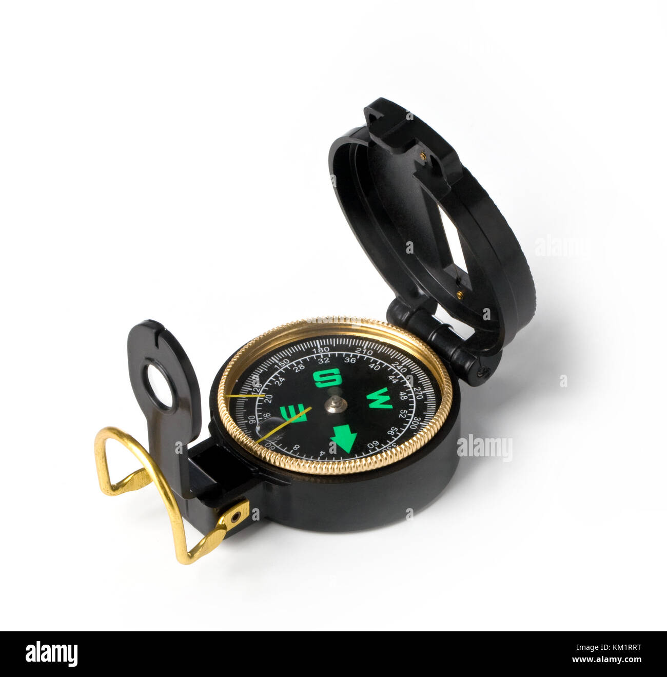 compass. Isolated on white background.Instrume nt that indicates ...