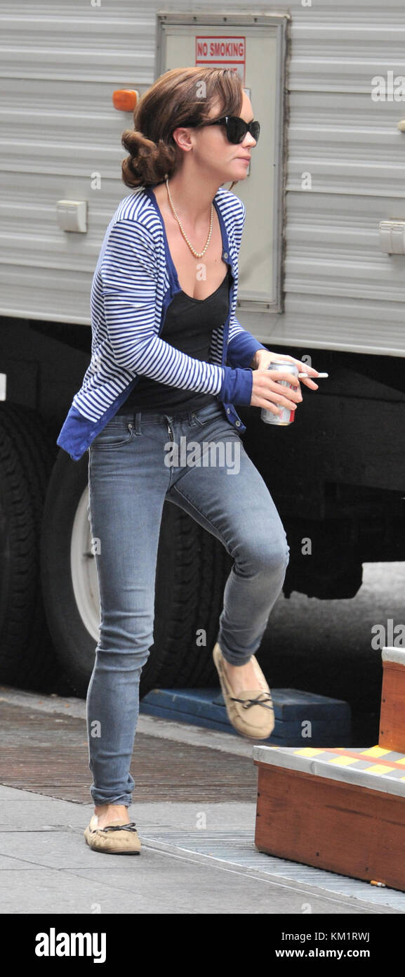 NEW YORK, NY - SEPTEMBER 27: Actress Christina Ricci holding a ...