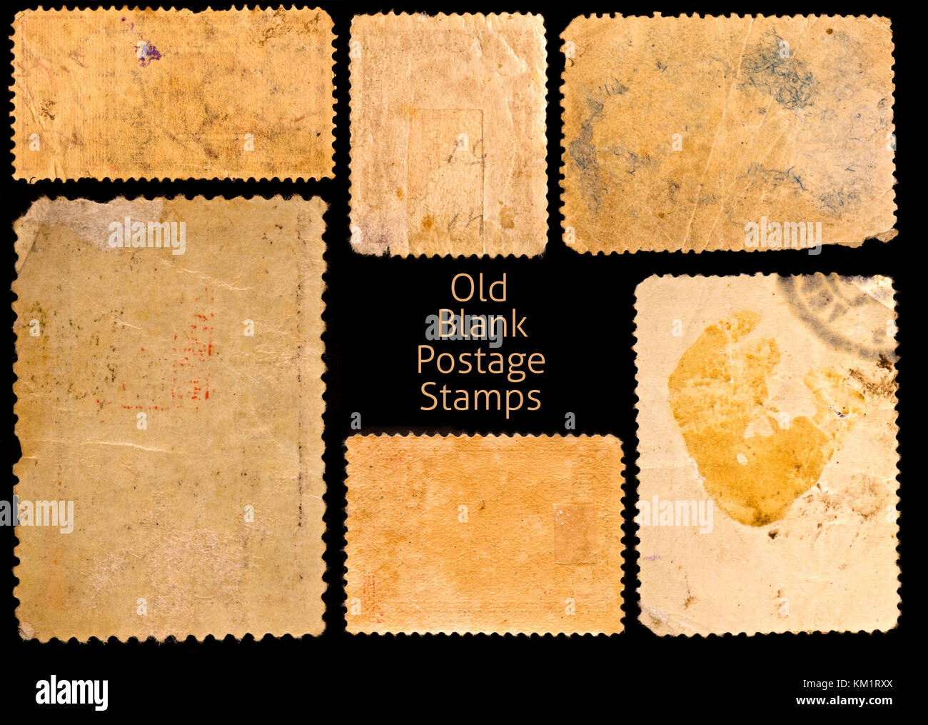 Old postage stamps hi-res stock photography and images - Alamy