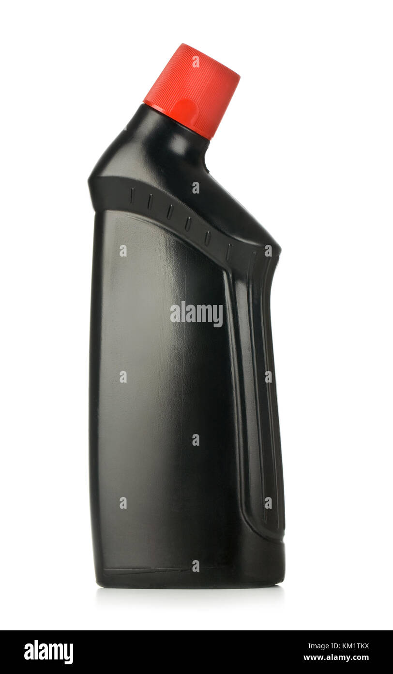 object on white - plastic bottle close up Stock Photo - Alamy