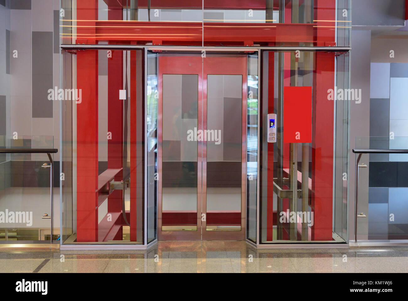 indoor lift in shopping mall Stock Photo - Alamy