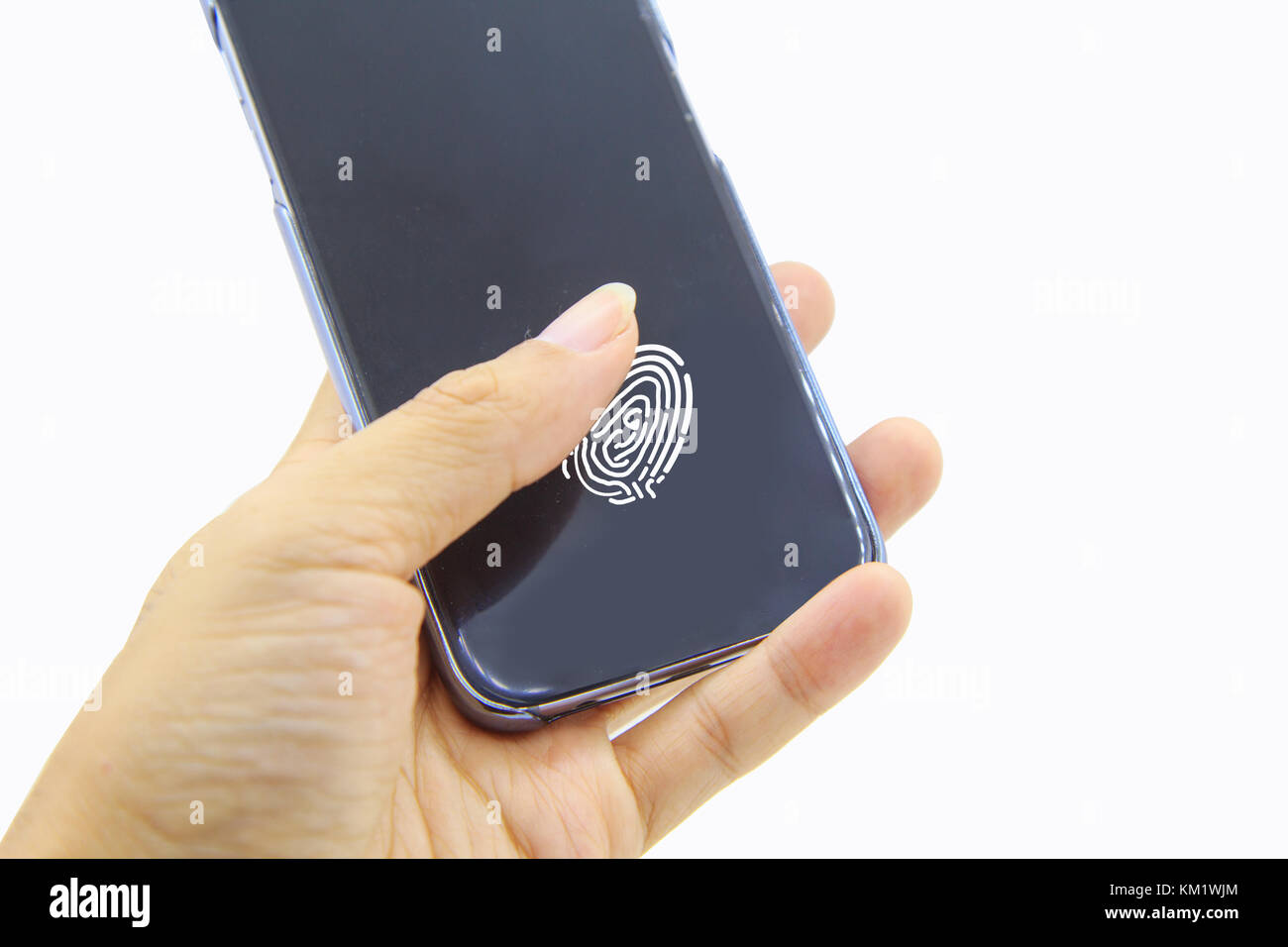 Fingerprint scanner on mobile screen / direct Fingerprint scanner on ...