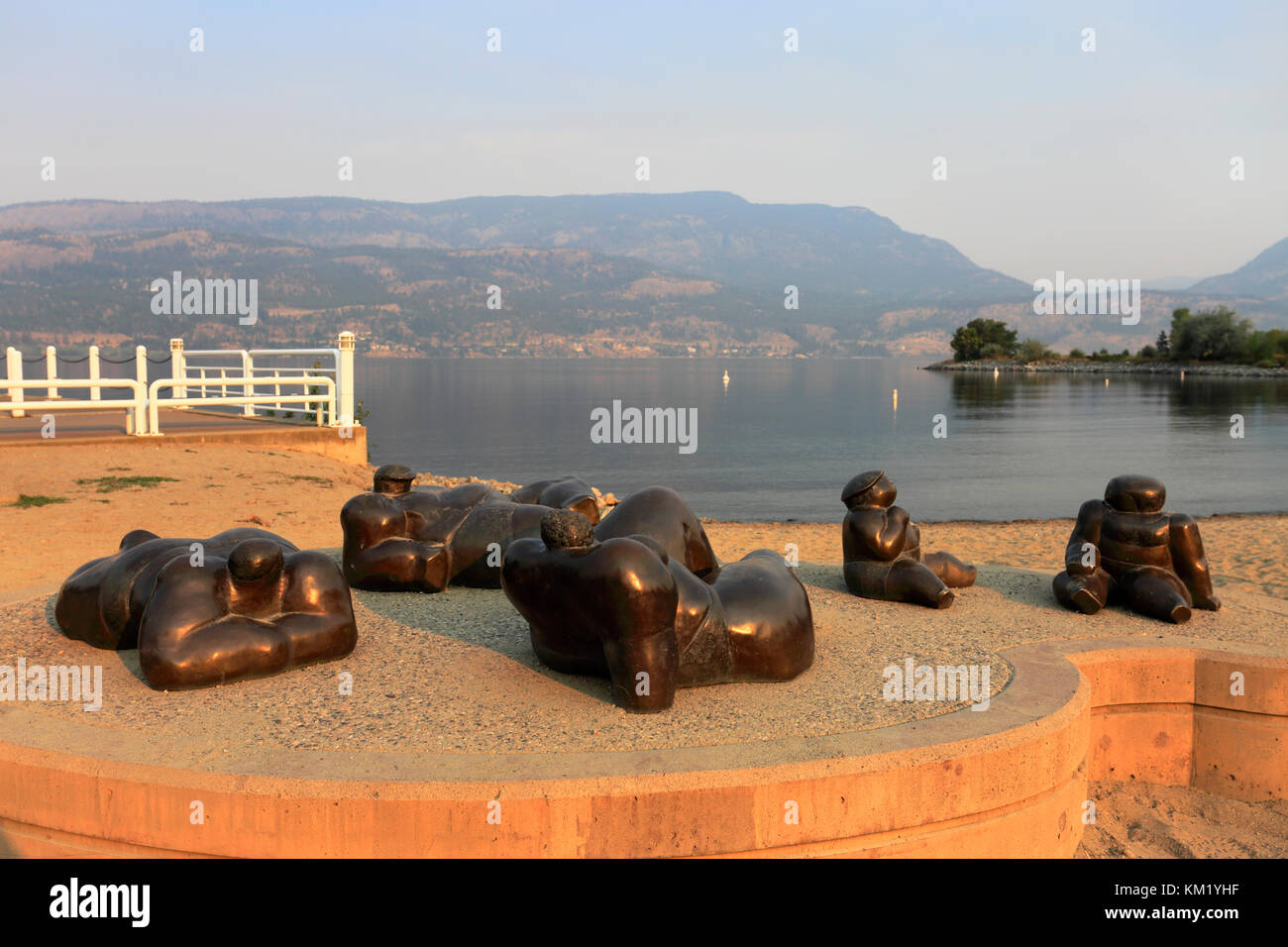 The On the Beach Sculpture, Tugboat Bay Beach, City Art Trail, Kelowna ...