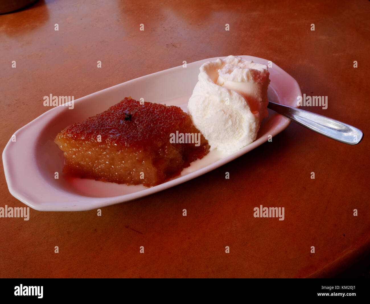 Traditional Ithaca desert rovani, Stavros, Ithaca, Greece Stock Photo ...