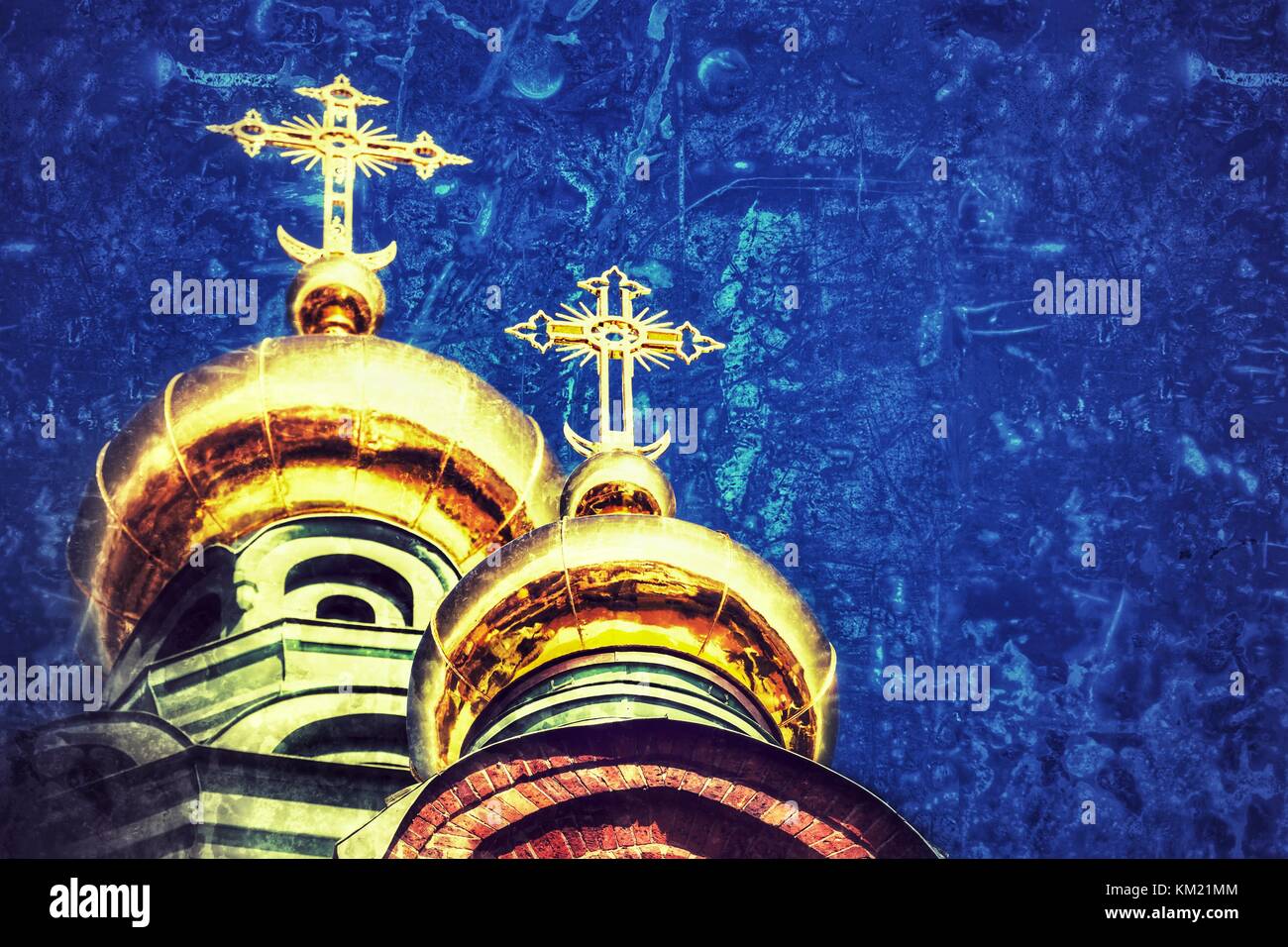 Golden cupolas hi-res stock photography and images - Alamy