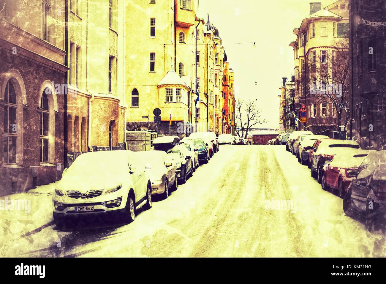 Season street hi-res stock photography and images - Alamy